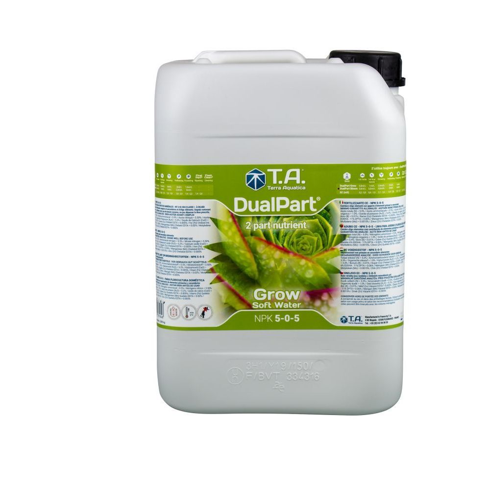 Terra Aquatica DualPart Grow Soft Water 60 l, základní hnojivo růstová složka - měkká voda ...